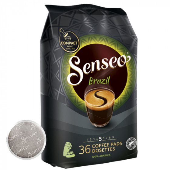 Dosette Souple Senseo Brésil - Paquet de 36 pads