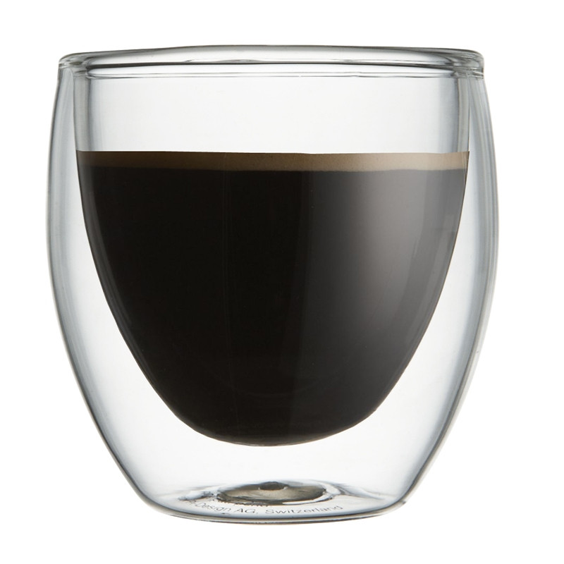Tasse Bodum Pavina Verre Double Paroi 8 Cl Par 2