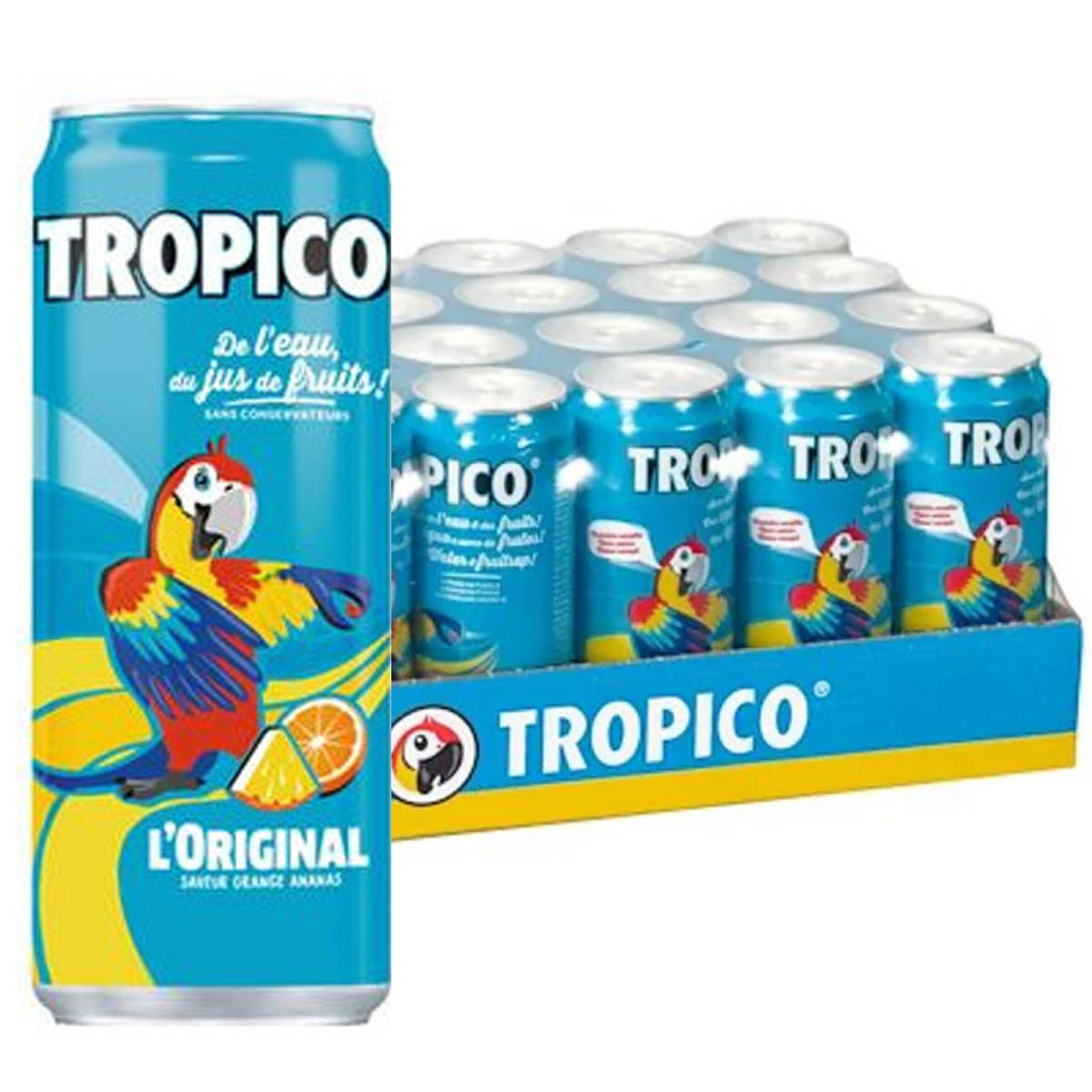 Tropico Original Jus de Fruit en Cannette de 33 cl par 24 : Achat en ...