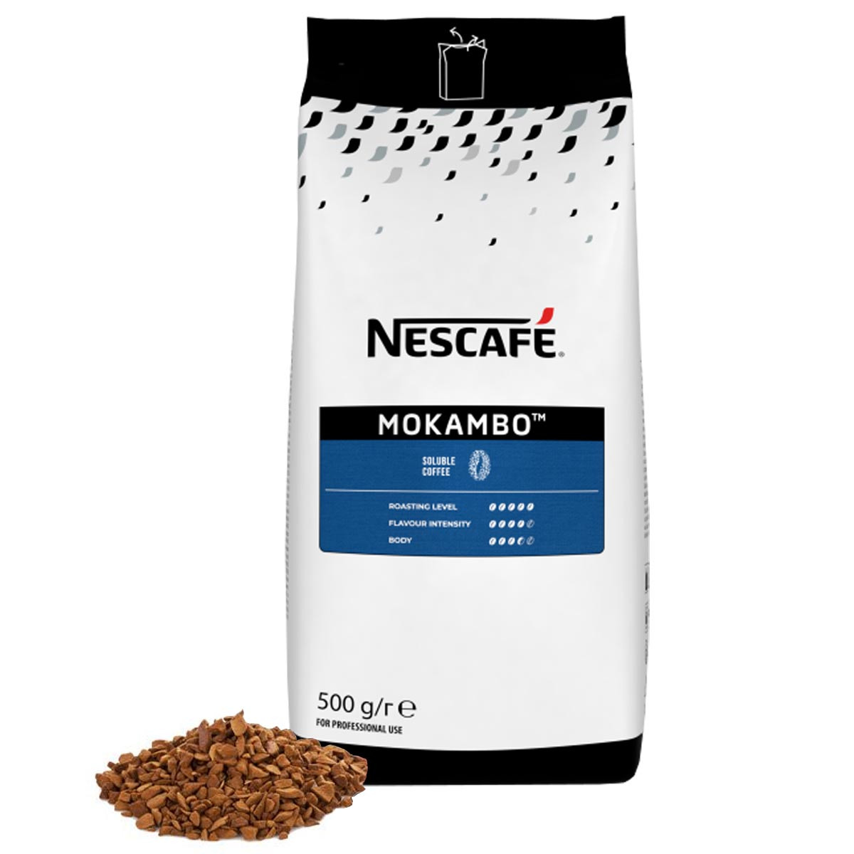Nescafé Mokambo Tradicion Café Soluble Intense Compatible Vending 500g
