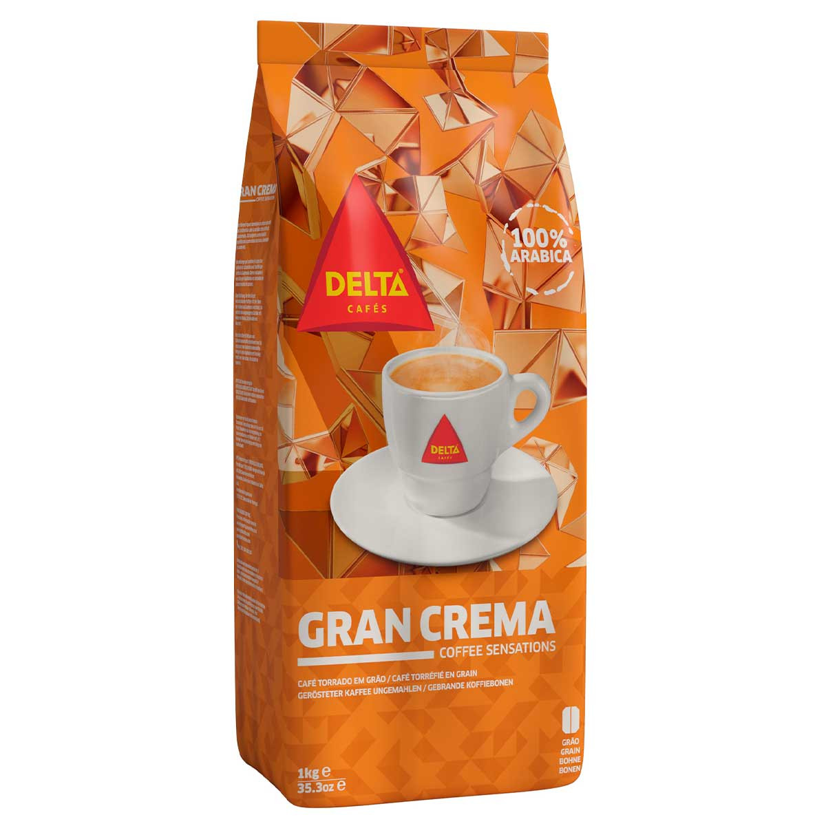 Delta Gran Crema Café en Grains 100% Arabica - 1 kg