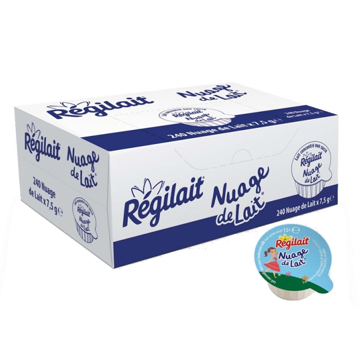 Régilait - Voile de Lait - 15 sticks - Touche de Lait pour votre Café