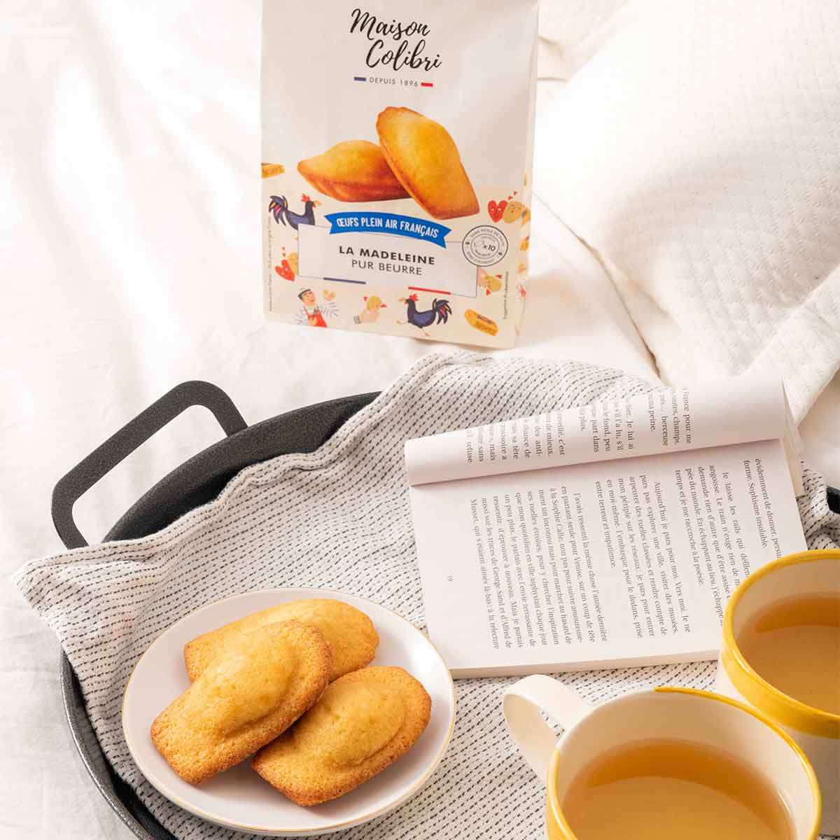 Madeleine Éclats de citron Maison Colibri Pur Beurre - 36 madeleines