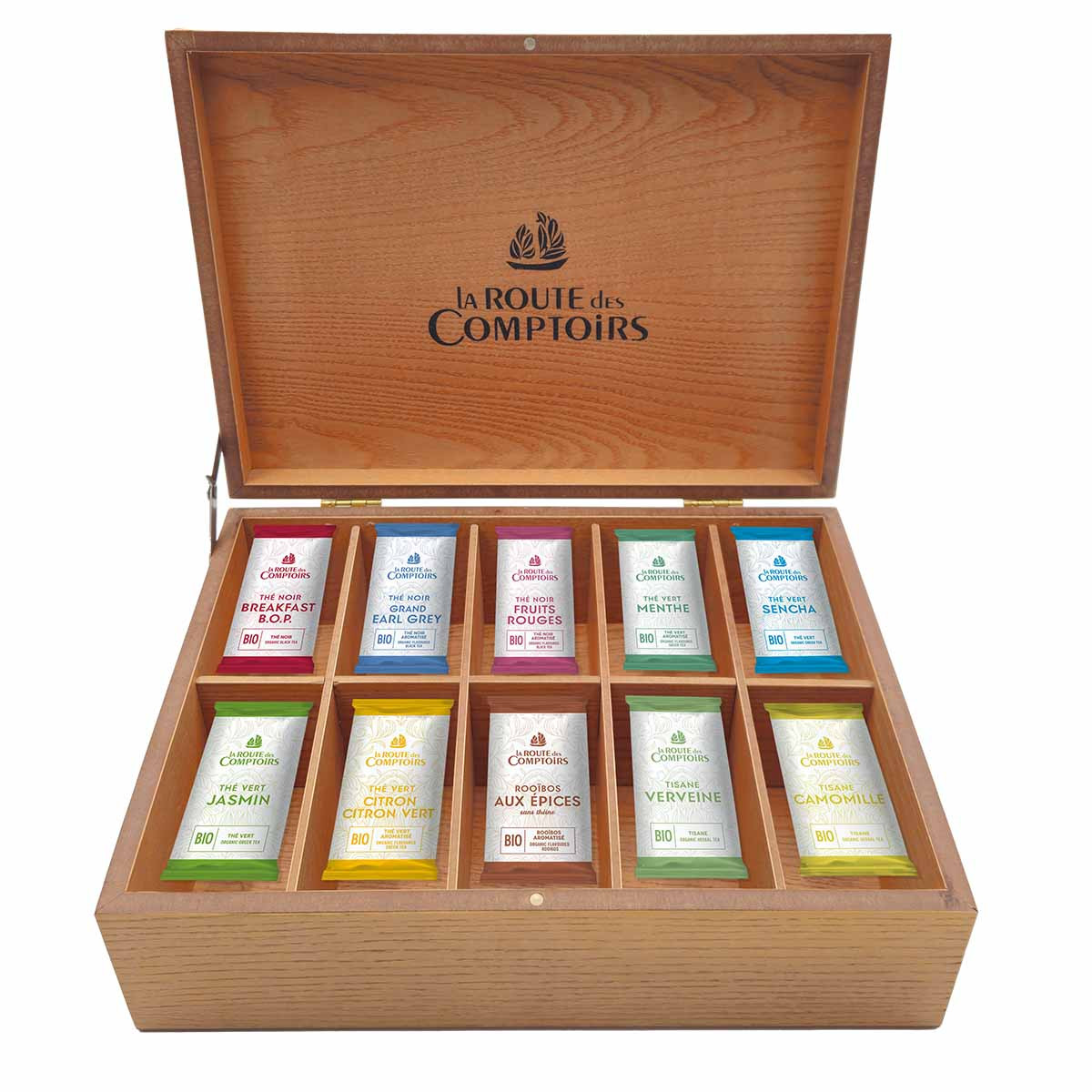 Infusion Bio Verveine La Route des Comptoirs - 40 sachets enveloppés