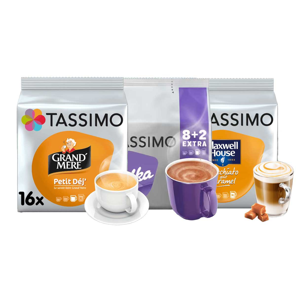 Tassimo Milka : capsule et dosette chocolat chaud - Coffee Webstore